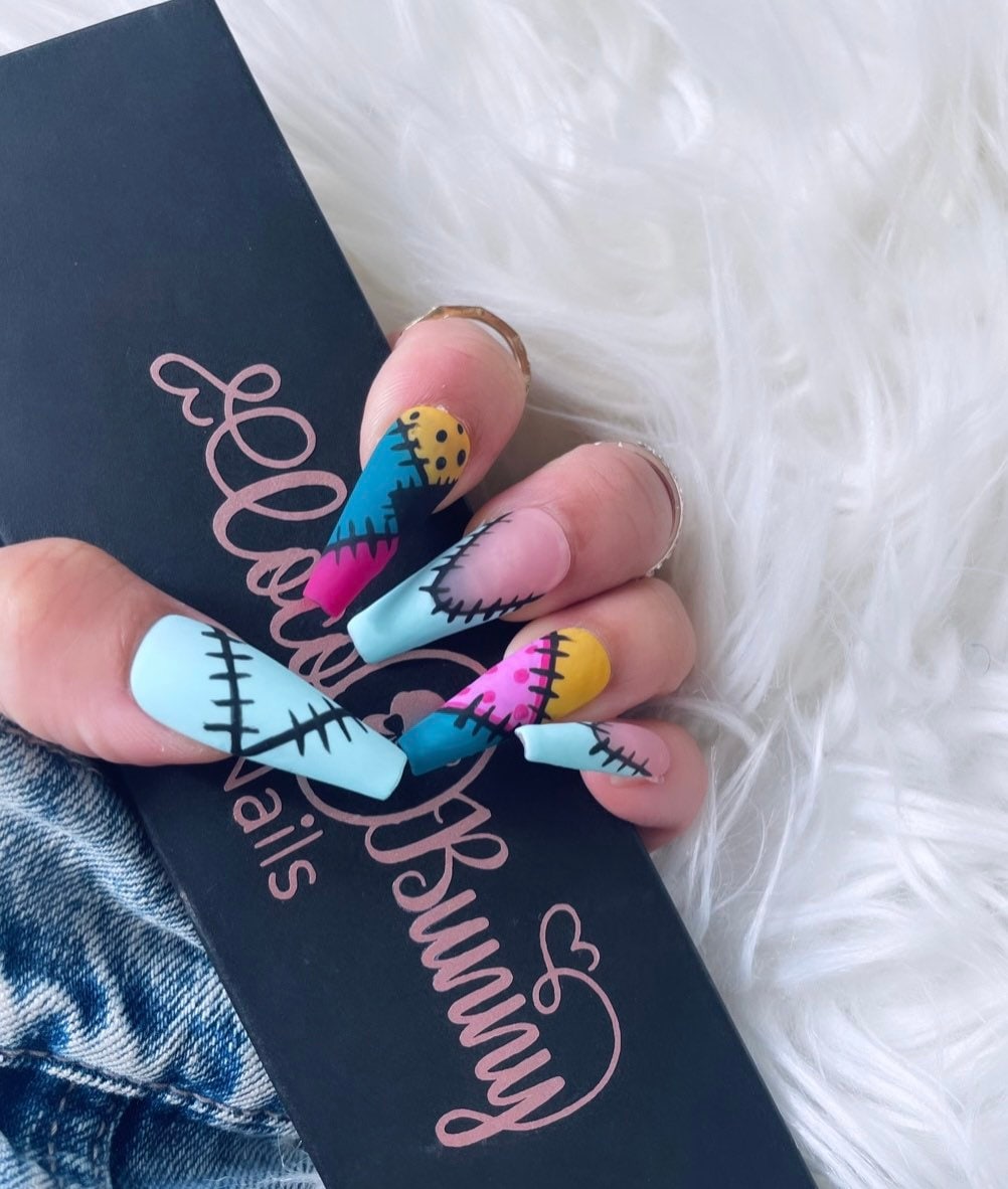 Nightmare Before Christmas Sally Nails