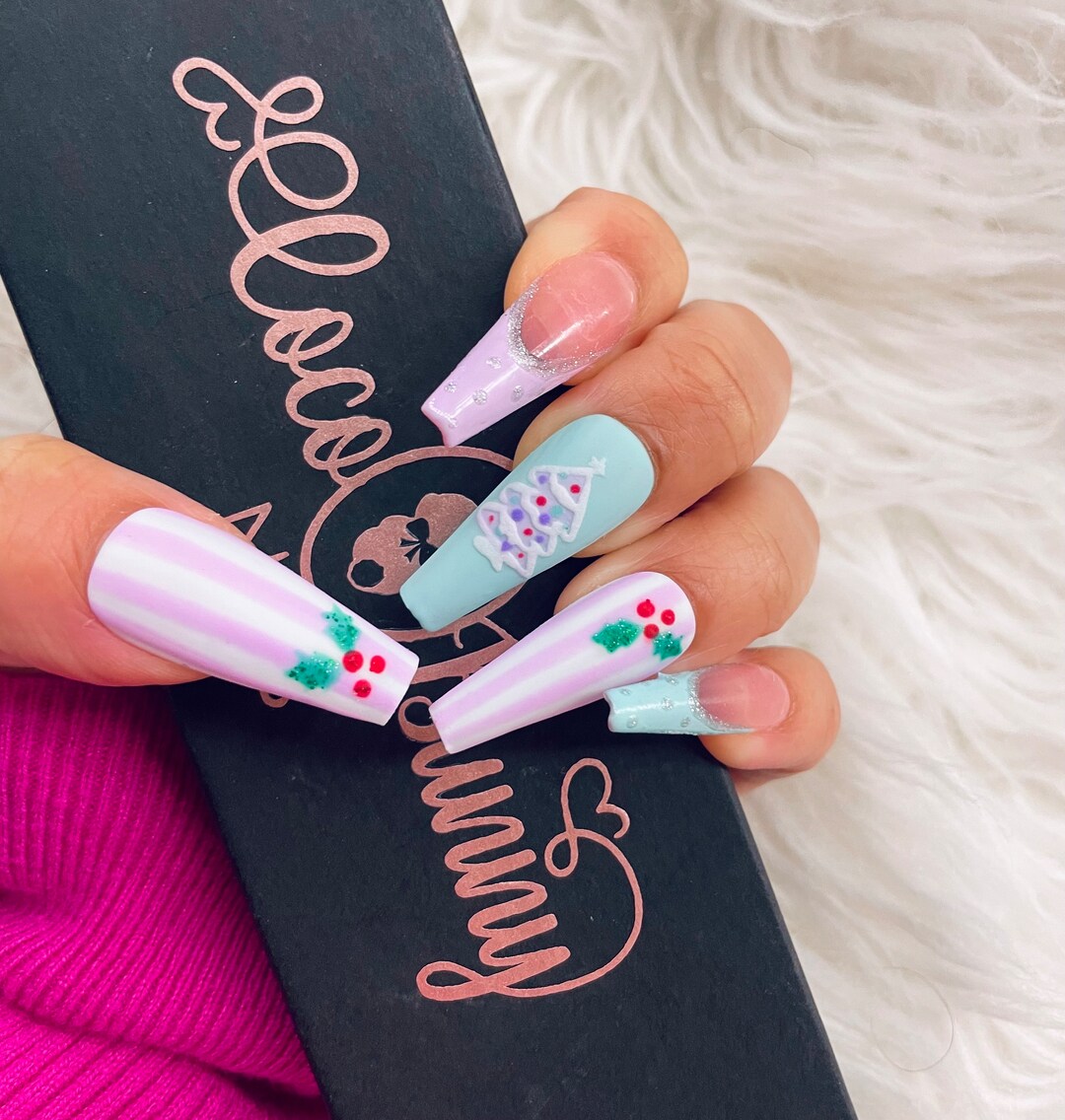 Winter Wonderland Set Pepermint Pink. Christmas Tree - Etsy