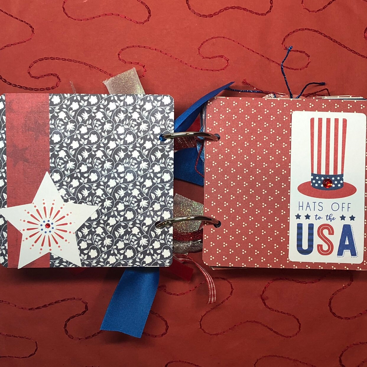 July 4th Mini Album for 2 X 3 Photos - Etsy