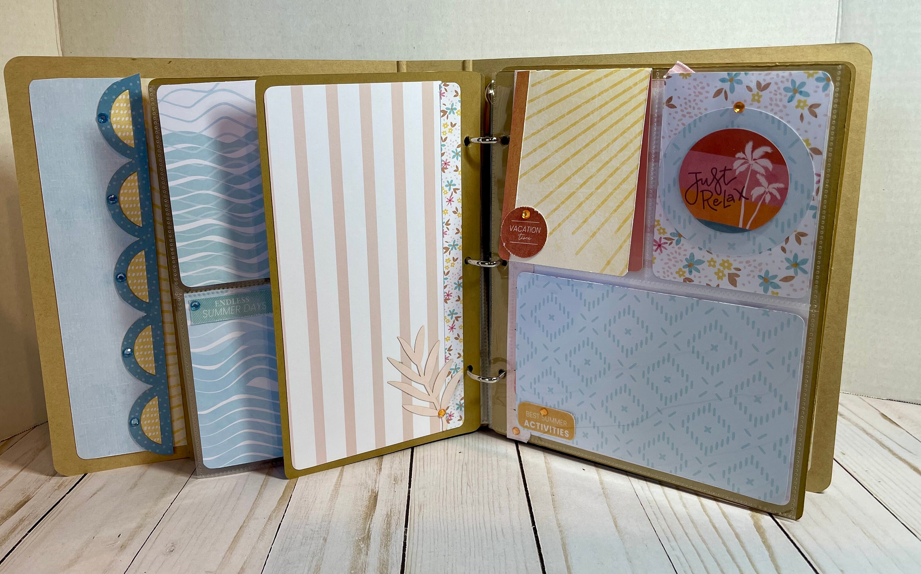 Summer Memories Mini Album for 4x6 Photos - Etsy