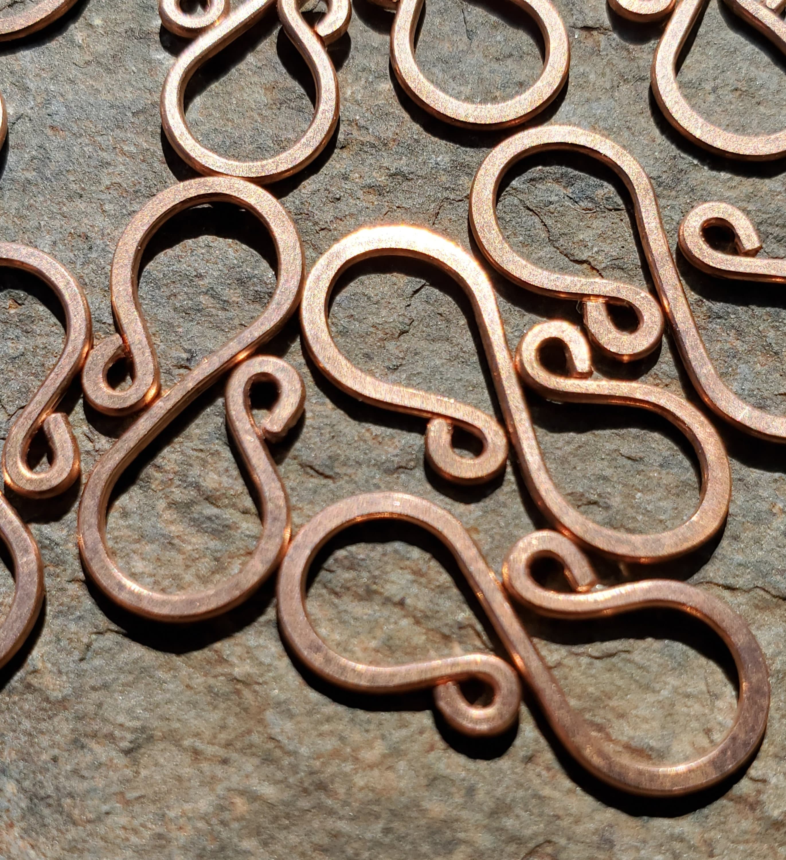 10 Copper Wire Connector Linkshandmade Wire Linksinfinity - Etsy