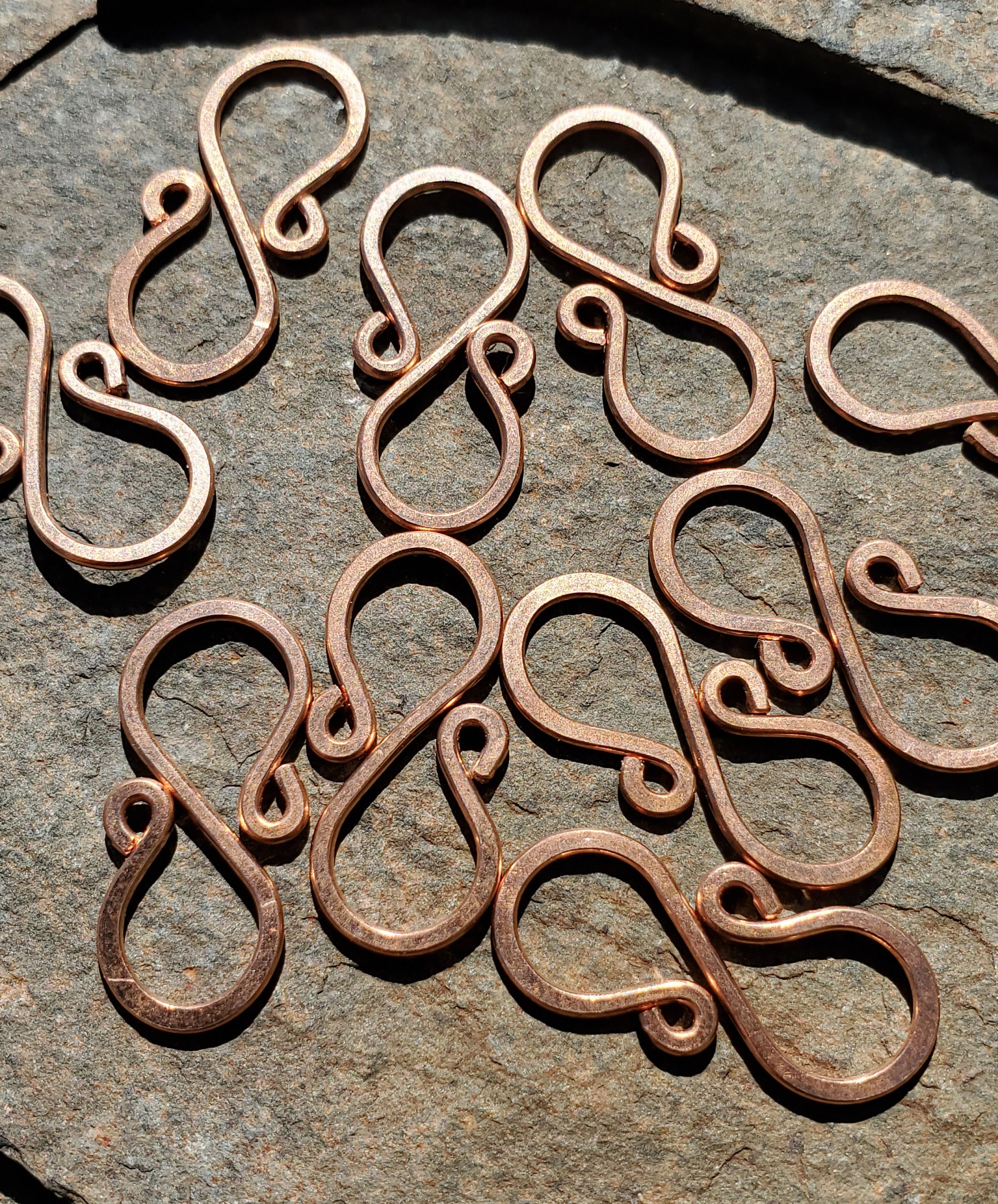 10 Copper Wire Connector Linkshandmade Wire Linksinfinity - Etsy