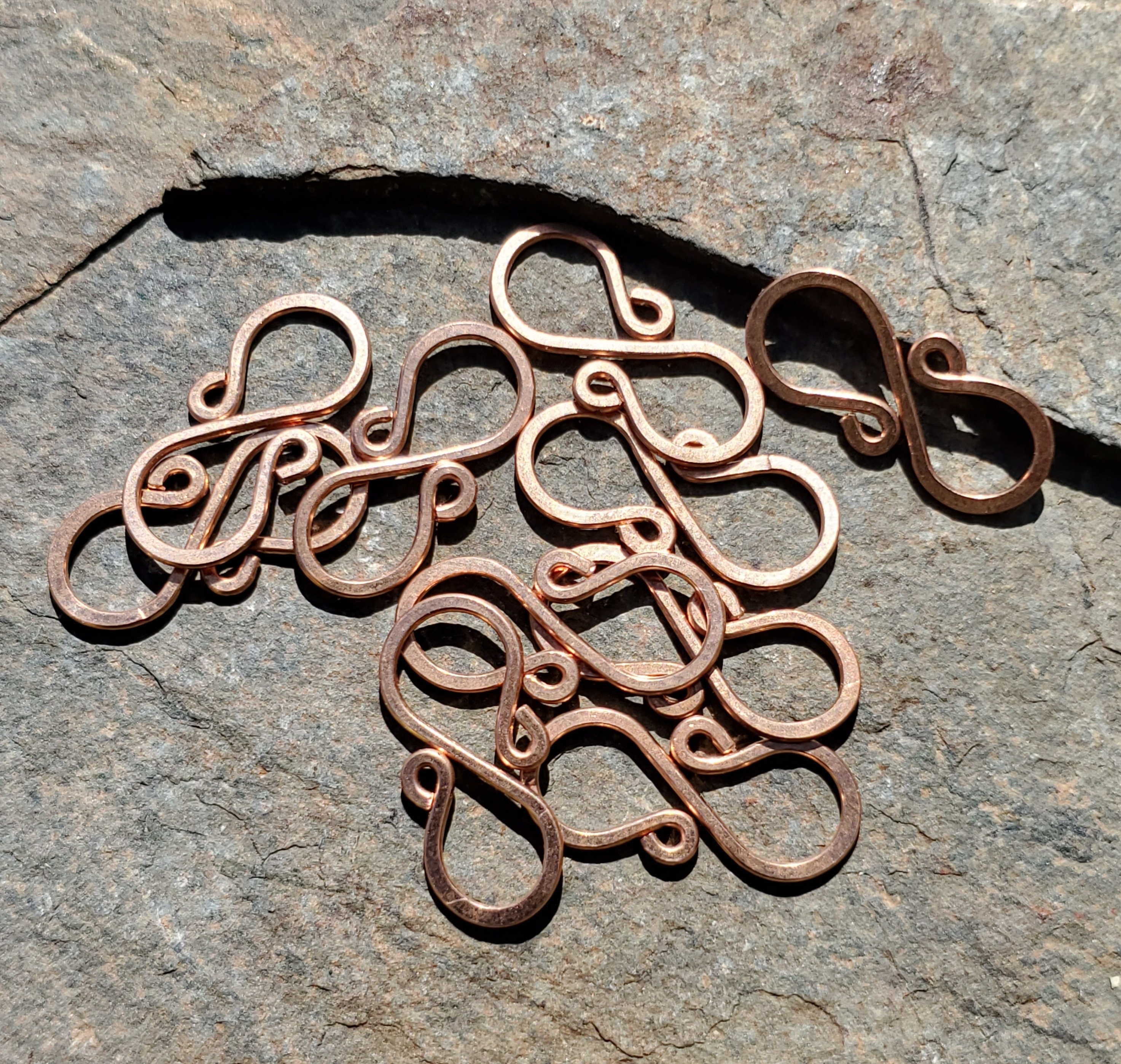 10 Copper Wire Connector Linkshandmade Wire Linksinfinity - Etsy