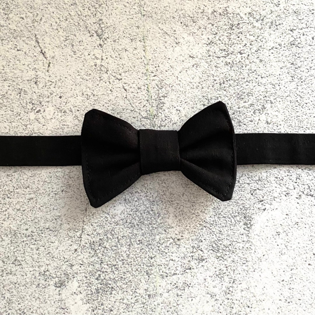 Midnight Black Cat Bow Tie - Etsy