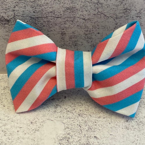 Trans Pride Bow Tie Transgender Gift Trans Bow Ties for Men - Etsy