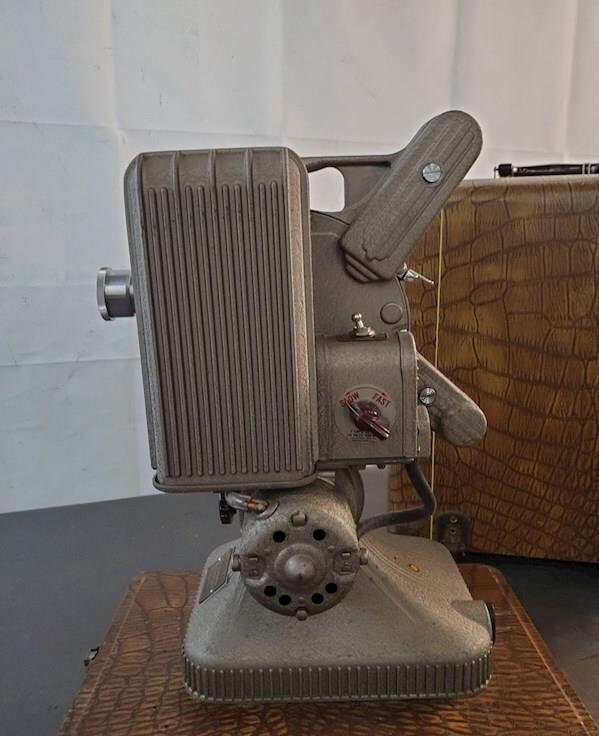 Vintage Keystone Model K 160 16mm Film Projector Motor And Main Bulb