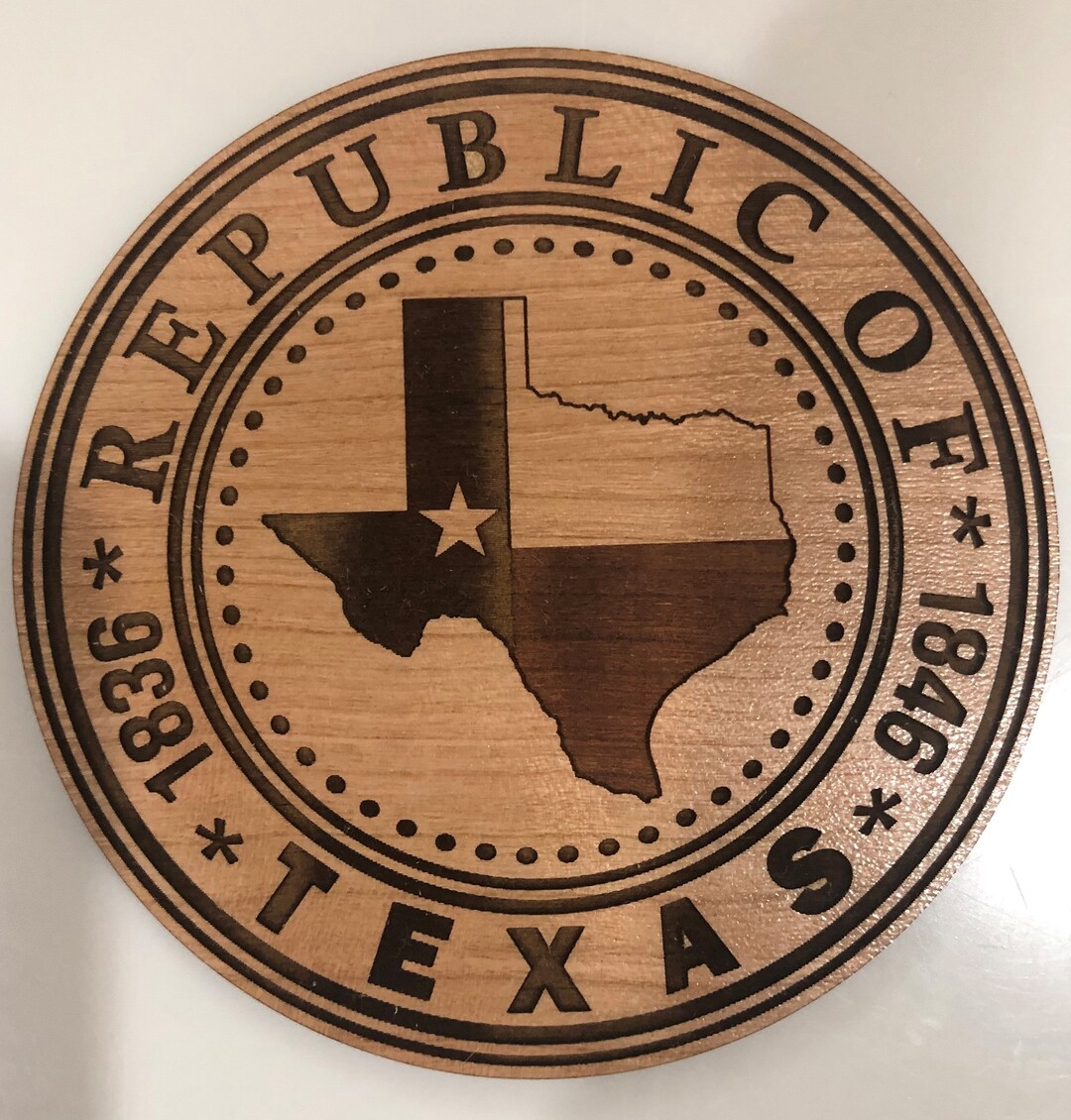 Republic of Texas Glowforge Template - Etsy
