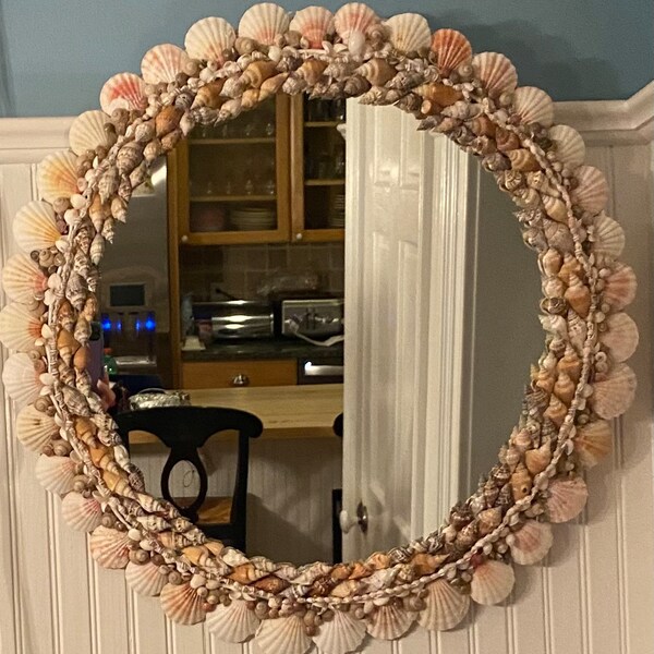Seashell Mirror - Etsy