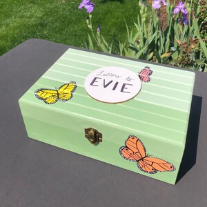 Custom Hand-painted Jewelry, Letter, Keepsake, Box Birthday ...