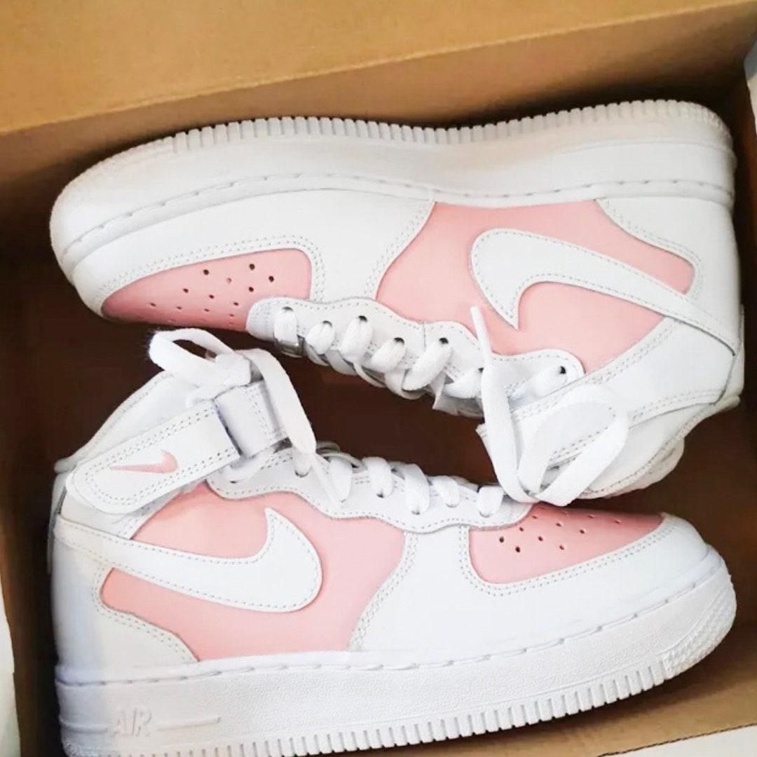 Custom Inside Color Block Nike Airforce 1s - Etsy