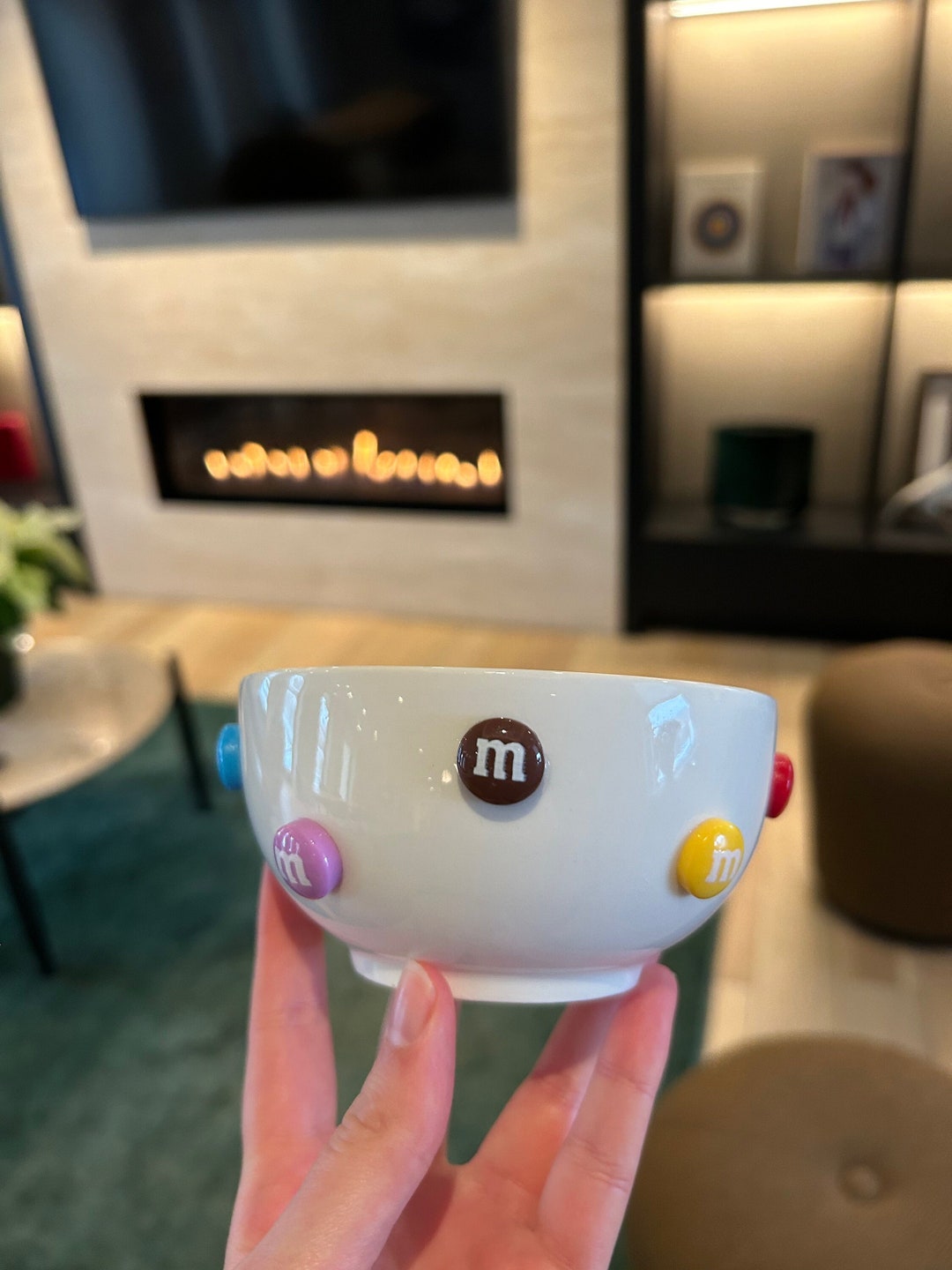 PREORDER Custom M&M Bowl, Gift for Her, Charm Decor, Candy Decor, Ice ...