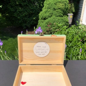 Custom Hand-painted Jewelry, Letter, Keepsake, Box Birthday ...