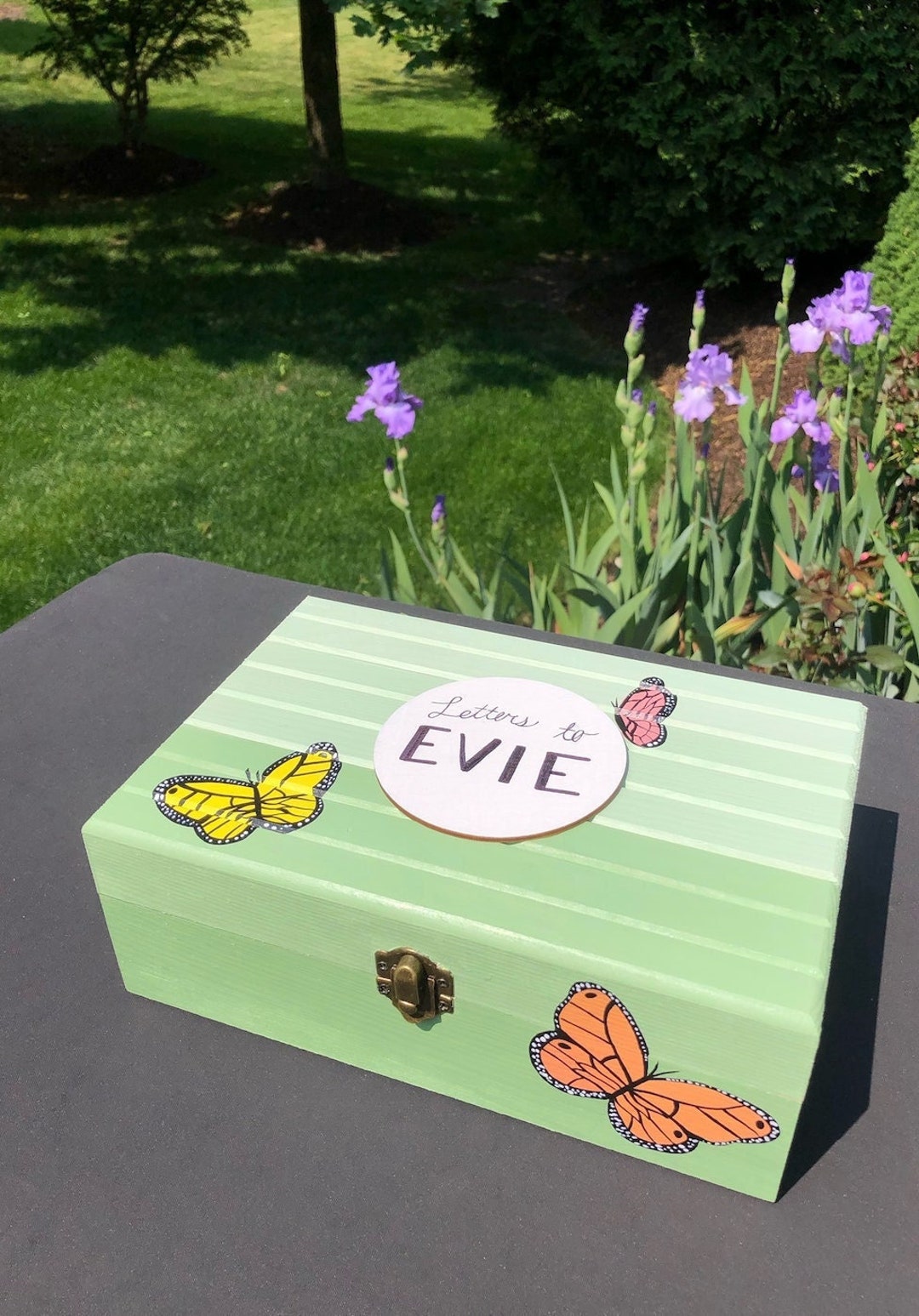 Custom Hand-painted Jewelry, Letter, Keepsake, Box Birthday ...