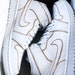 Custom Jordan 1 Mid Gold Outline - Etsy