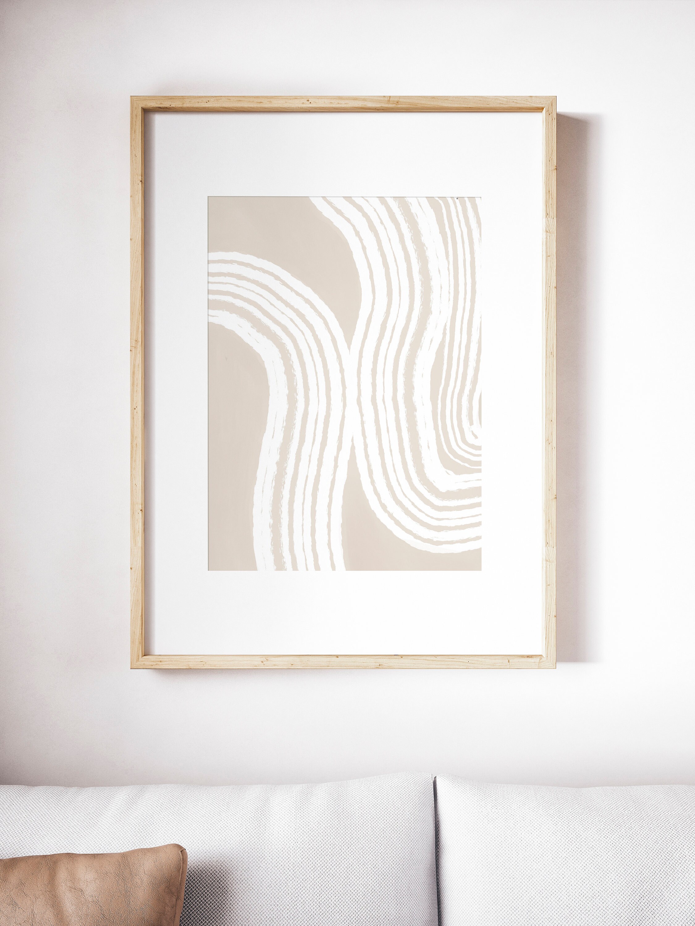 Tidal Digital Print Digital Art Print Minimal Neutral Art - Etsy Canada