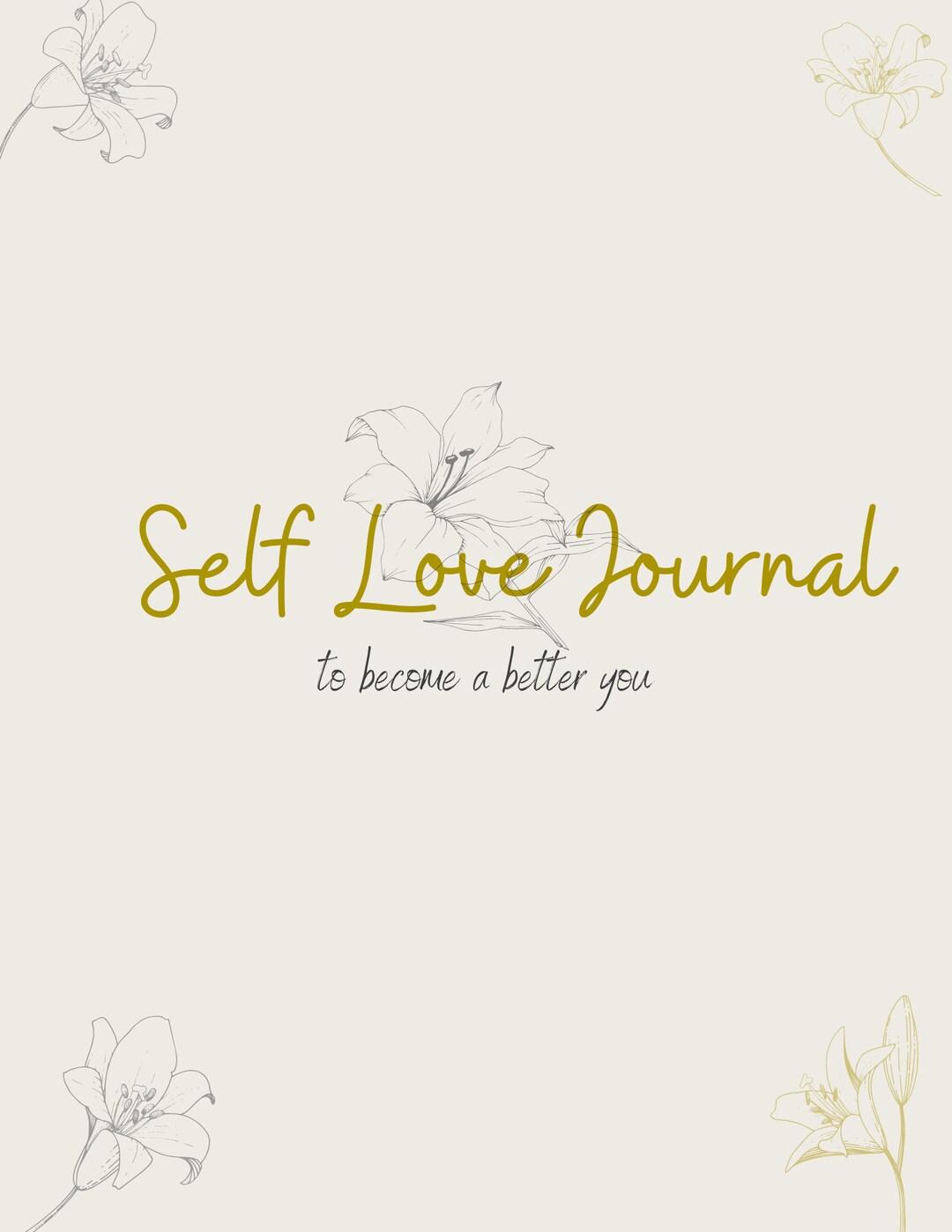 Digital Self Love Journal - Etsy