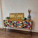 MADE TO ORDER Bespoke Hand Painted Star Design Mid Century - Etsy