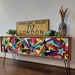 MADE TO ORDER Bespoke Hand Painted Star Design Mid Century - Etsy