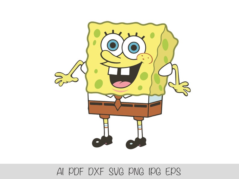Spongebob Squarepants Patrick Gary Logo SVG Vector Digital | Etsy