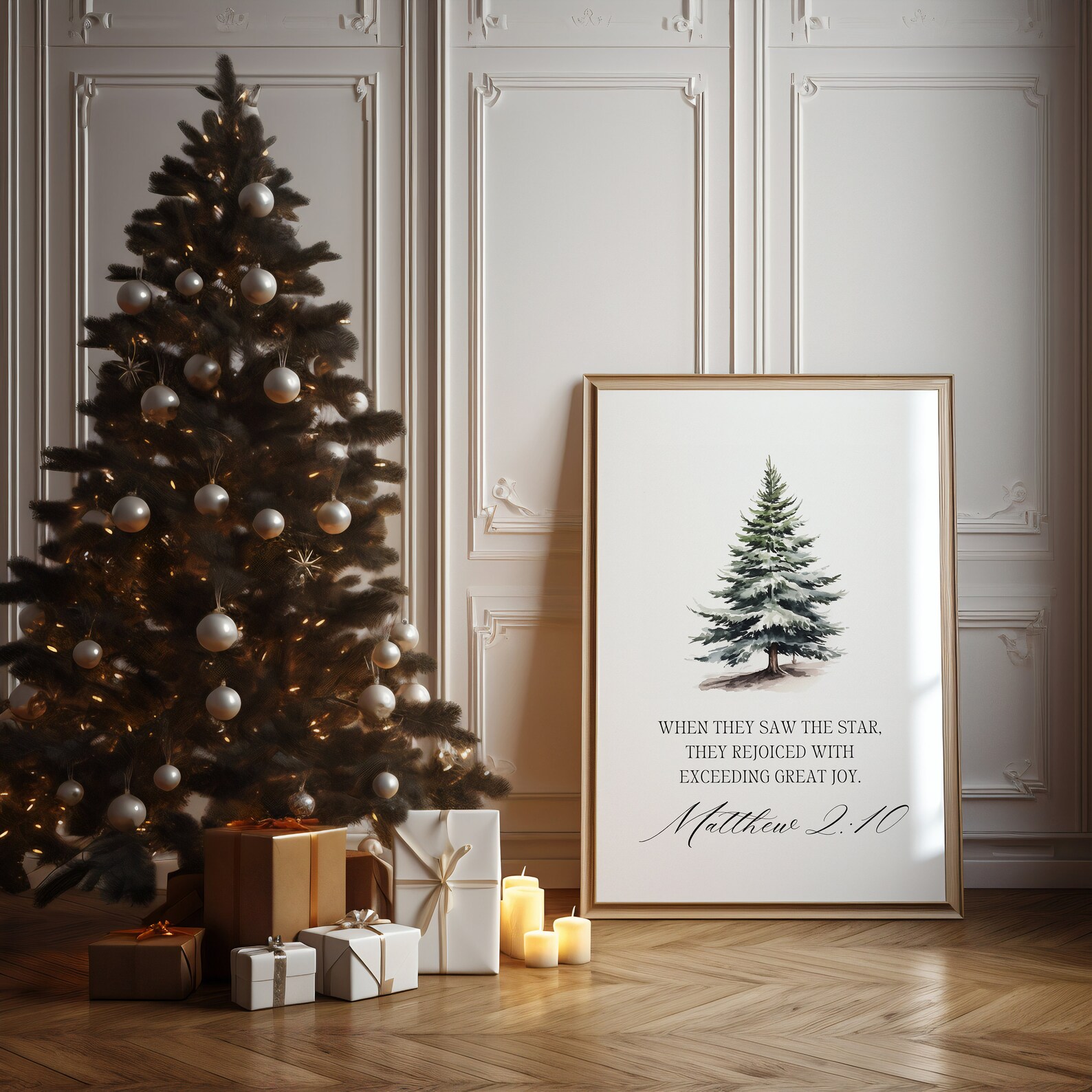 Christian Christmas Printable Wall Art Christian Christmas Wall Art ...