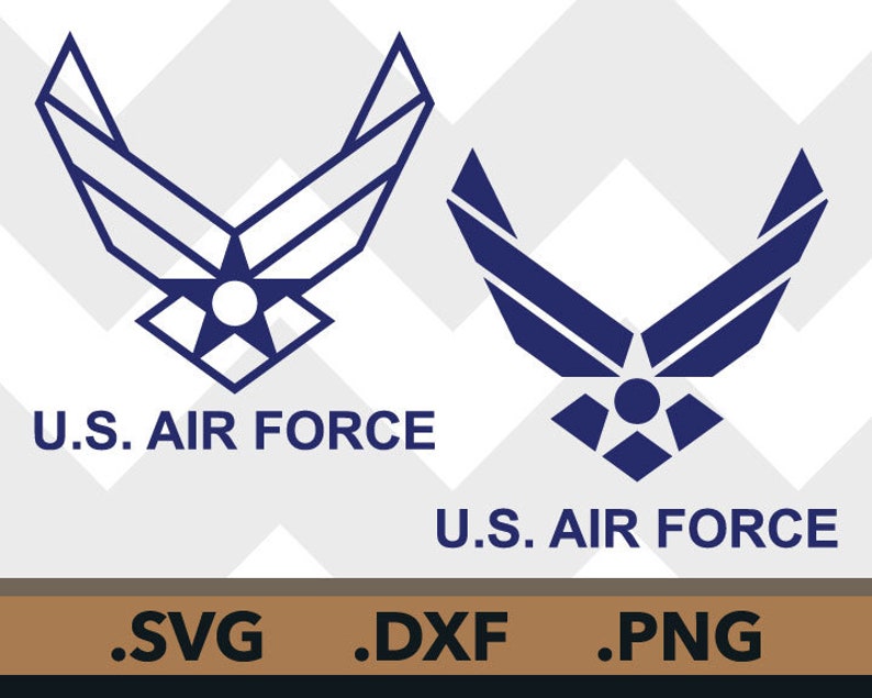 U.s. Air Force SVG Files United States U.S. Air Force Cutting | Etsy
