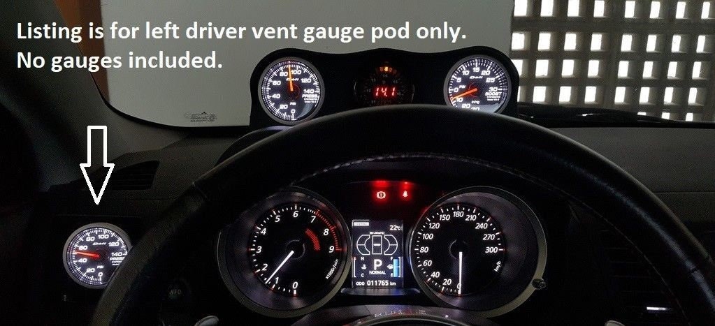 Evo X Drivers Side Hvac Gauge Pod | Etsy