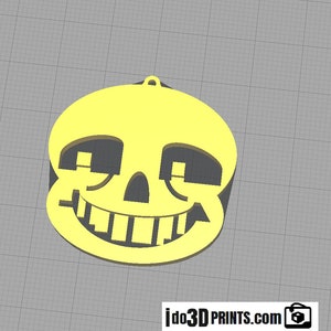 Undertale Sans Keychain - Etsy