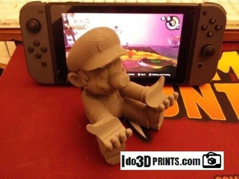 Nintendo Switch Stand Mario 3d Print Printed - Etsy