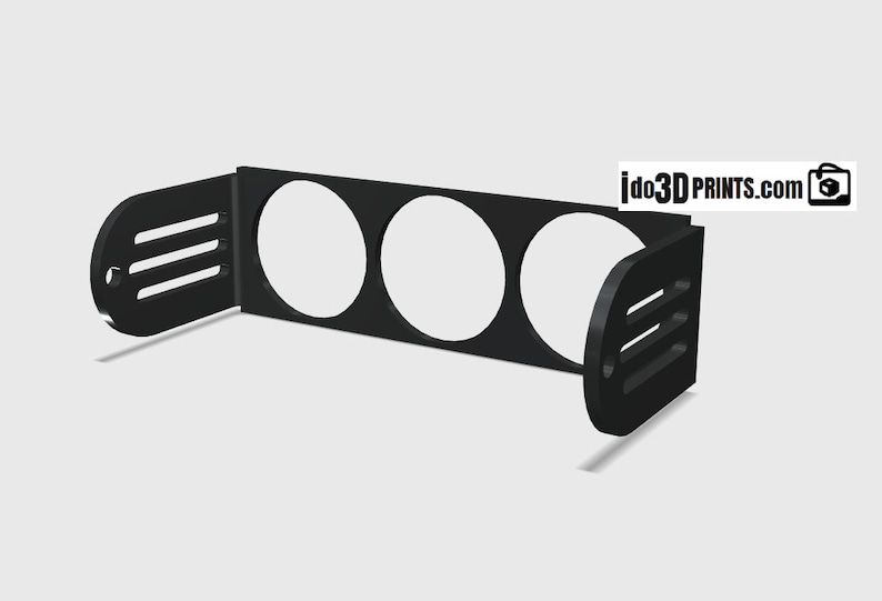 Universal DIN Gauge Pod - 52mm (2-1/16") Single/dual/triple Pod Radio ...