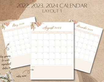 2024 Boho Calendar - Etsy