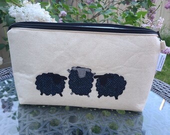 Harris Tweed Sheep Zippered Project Bag - Etsy