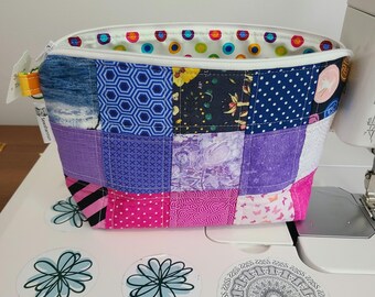 Patchwork Coin Purse Cute Floral Change Purse Small Card Holder Zipper Pouch - Etsy