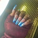 Frozen: Christmas Nails. Nail Artist. Custom Hand-painted - Etsy