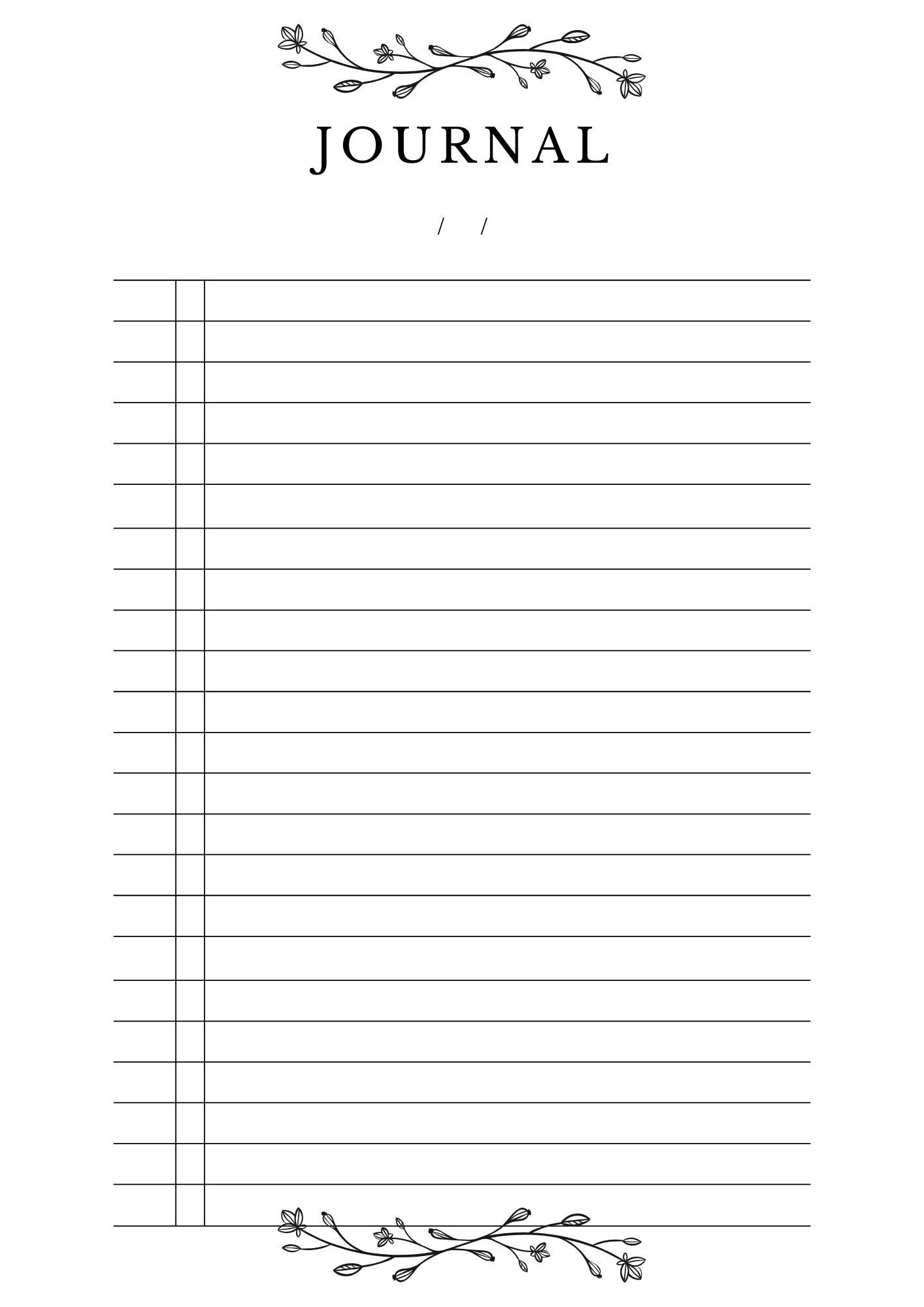 Digital Gratitude Journal,printable-customizable,mindfulness,templates ...