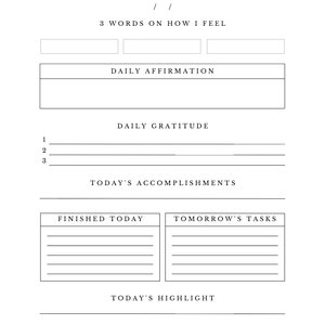 Digital Gratitude Journal,printable-customizable,mindfulness,templates ...
