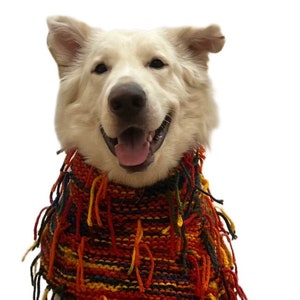 A Multi Color Pet Scarf, Pet Neck Cover-made to Order-choose Your Color ...