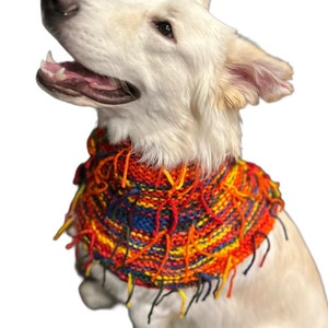 A Multi Color Pet Scarf, Pet Neck Cover-made to Order-choose Your Color ...