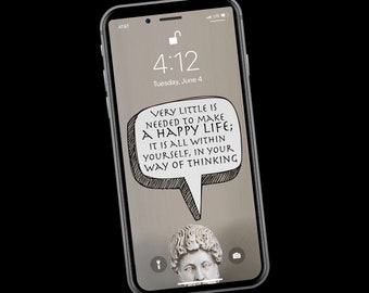 Marcus Aurelius Wallpaper Set, Stoic Philosophers, Stoic Quotes Phone ...