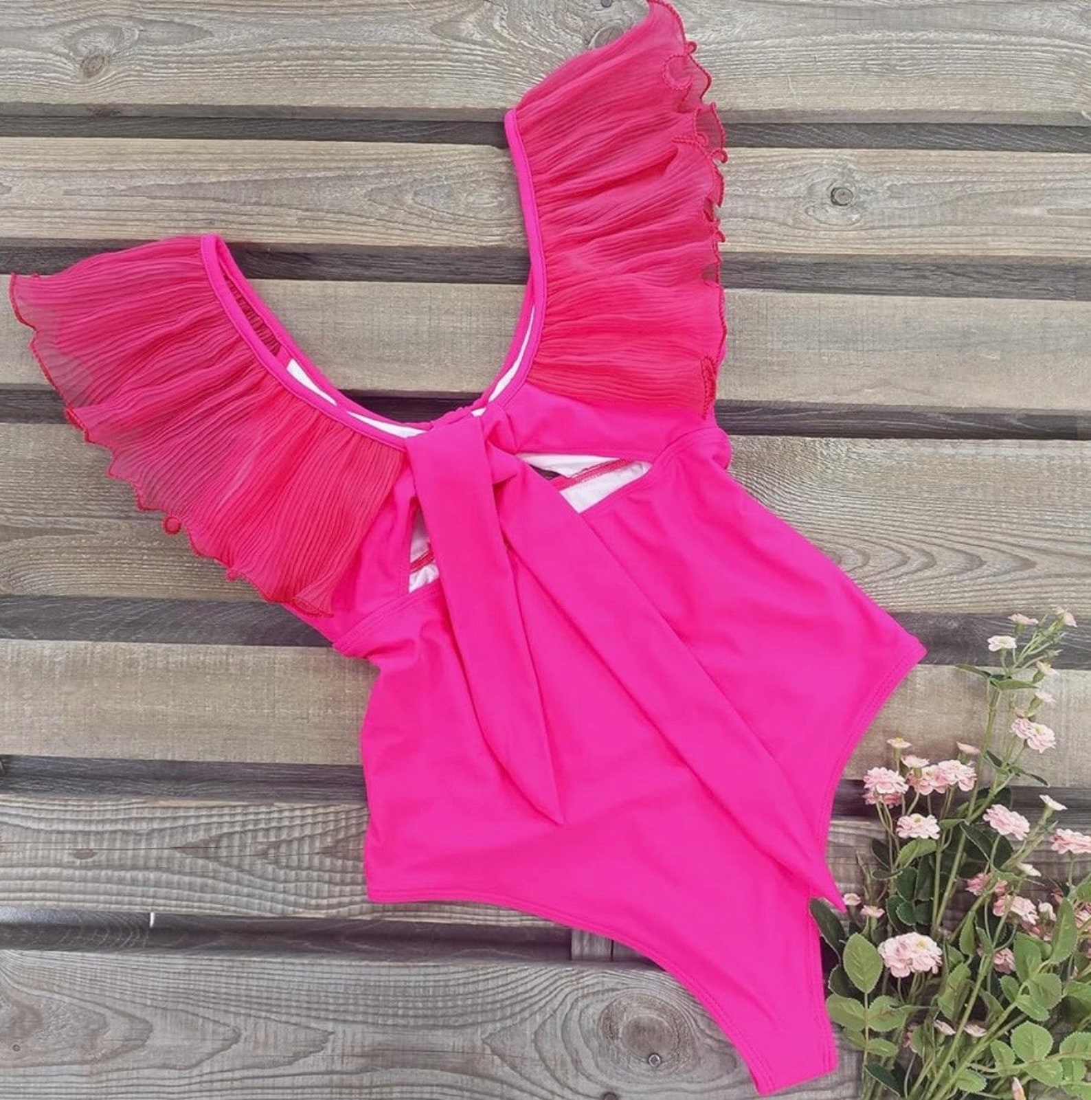 Sporlike Women’s Ruffle Sleeve Swimsuit - Etsy