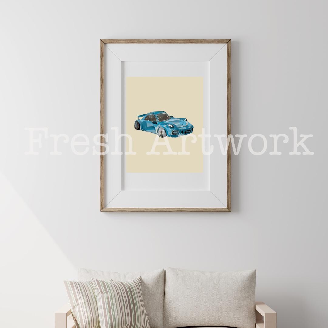 Classic Automotive Decor | Retro Car Poster | Gift for Car Enthusiasts ...