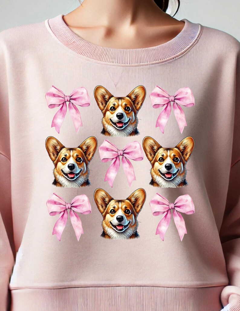 Corgi Coquette PNG Digital File - Etsy