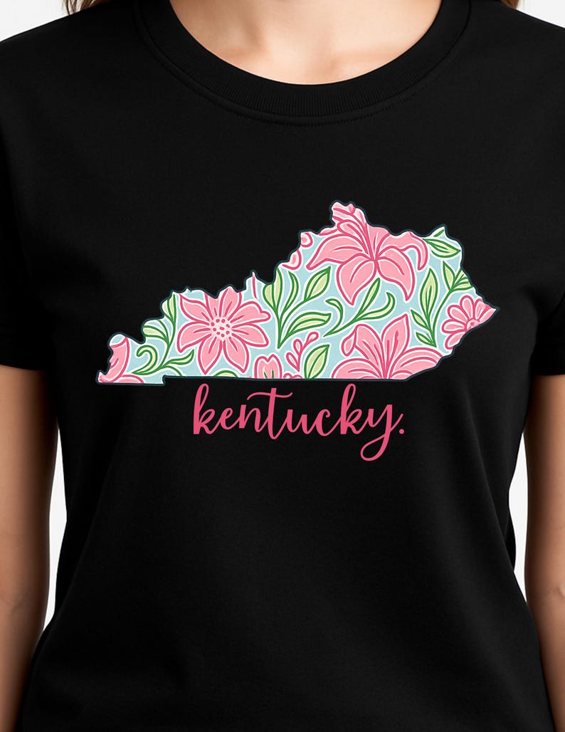Kentucky Floral PNG Digital File - Etsy