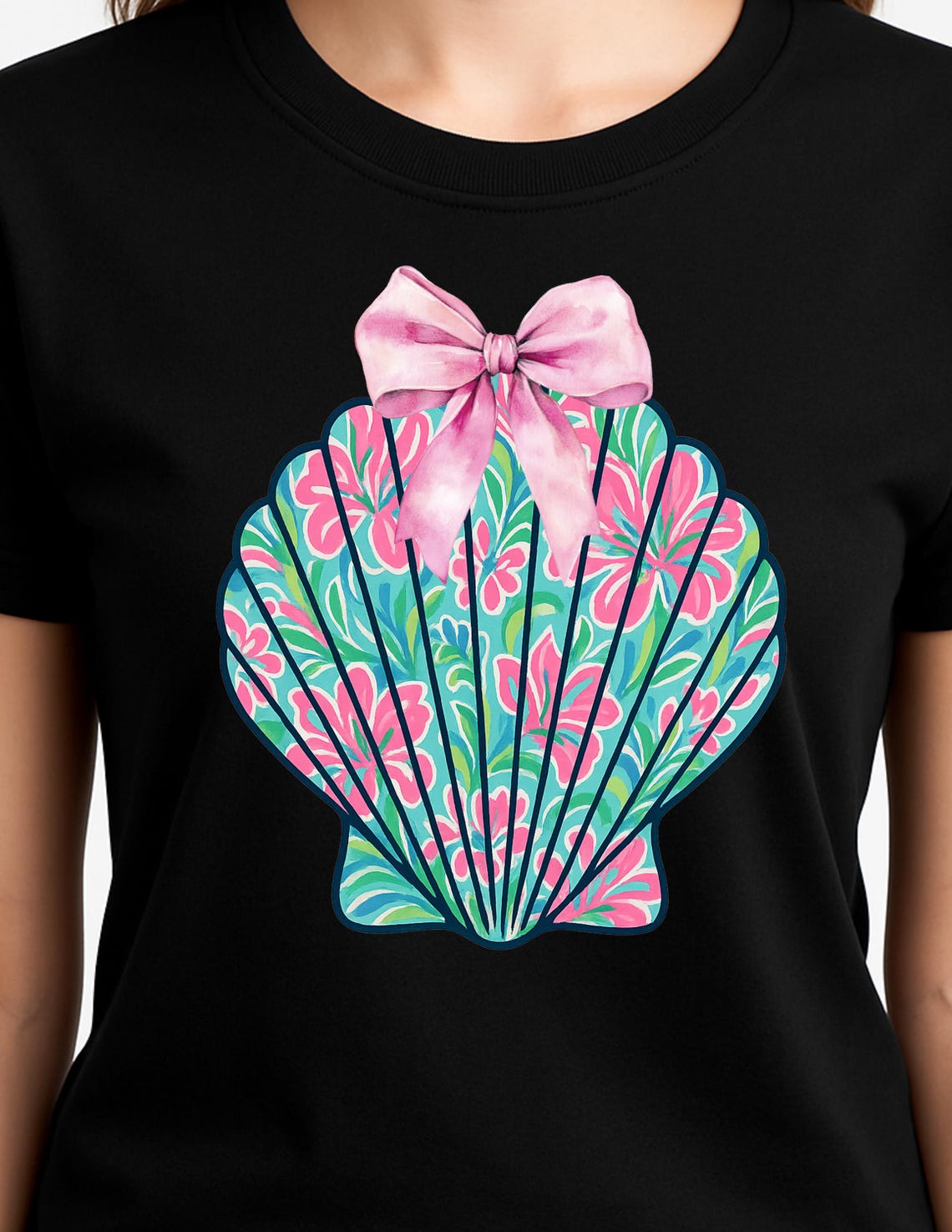 Floral Seashell Coquette PNG Digital File - Etsy