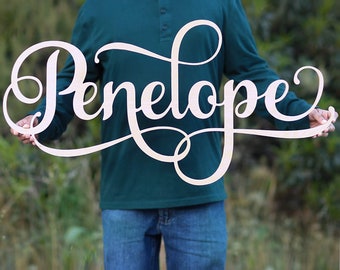 Penelope Name Sign - Etsy