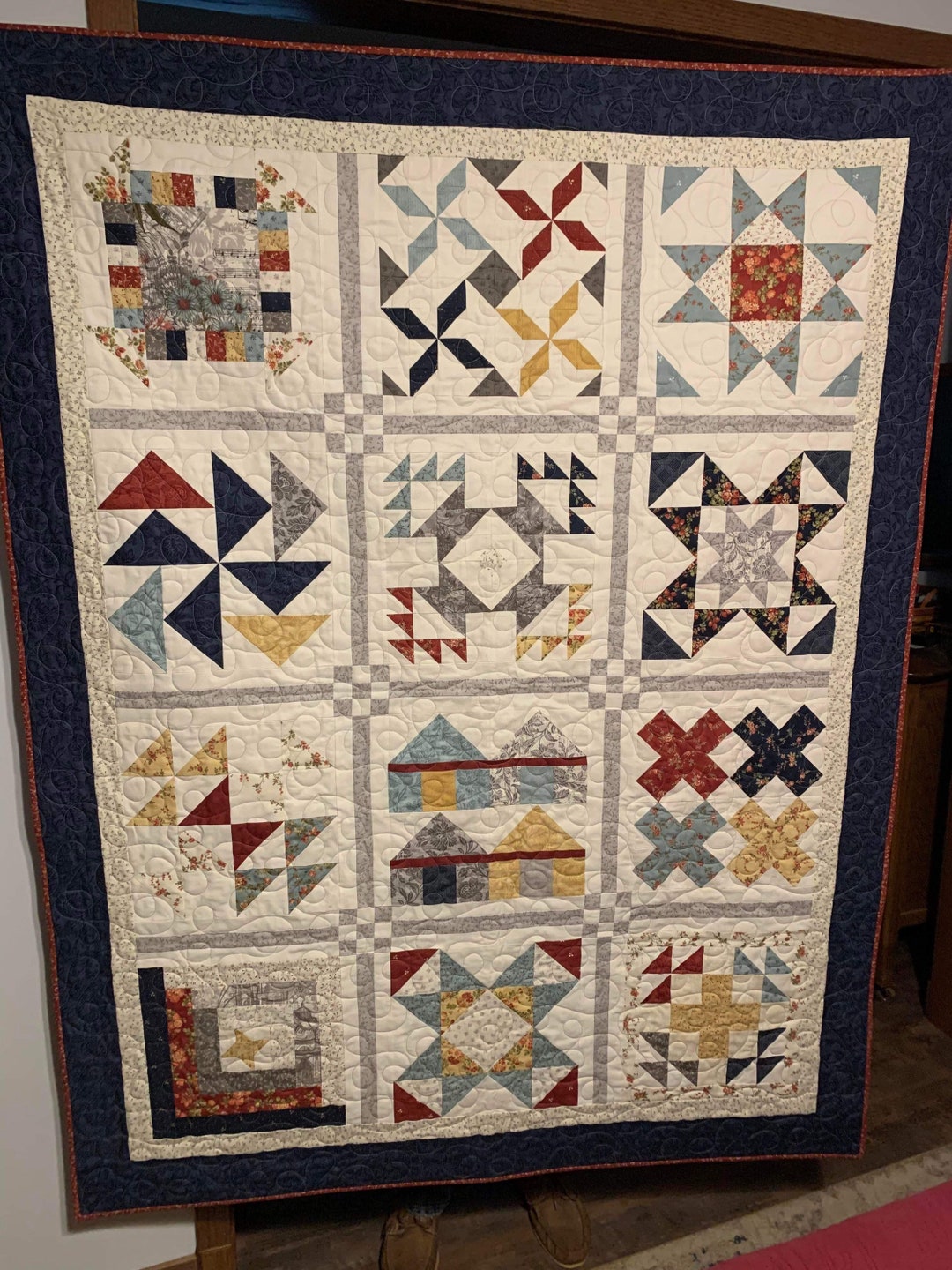 Memoirs Sampler Throw - Etsy