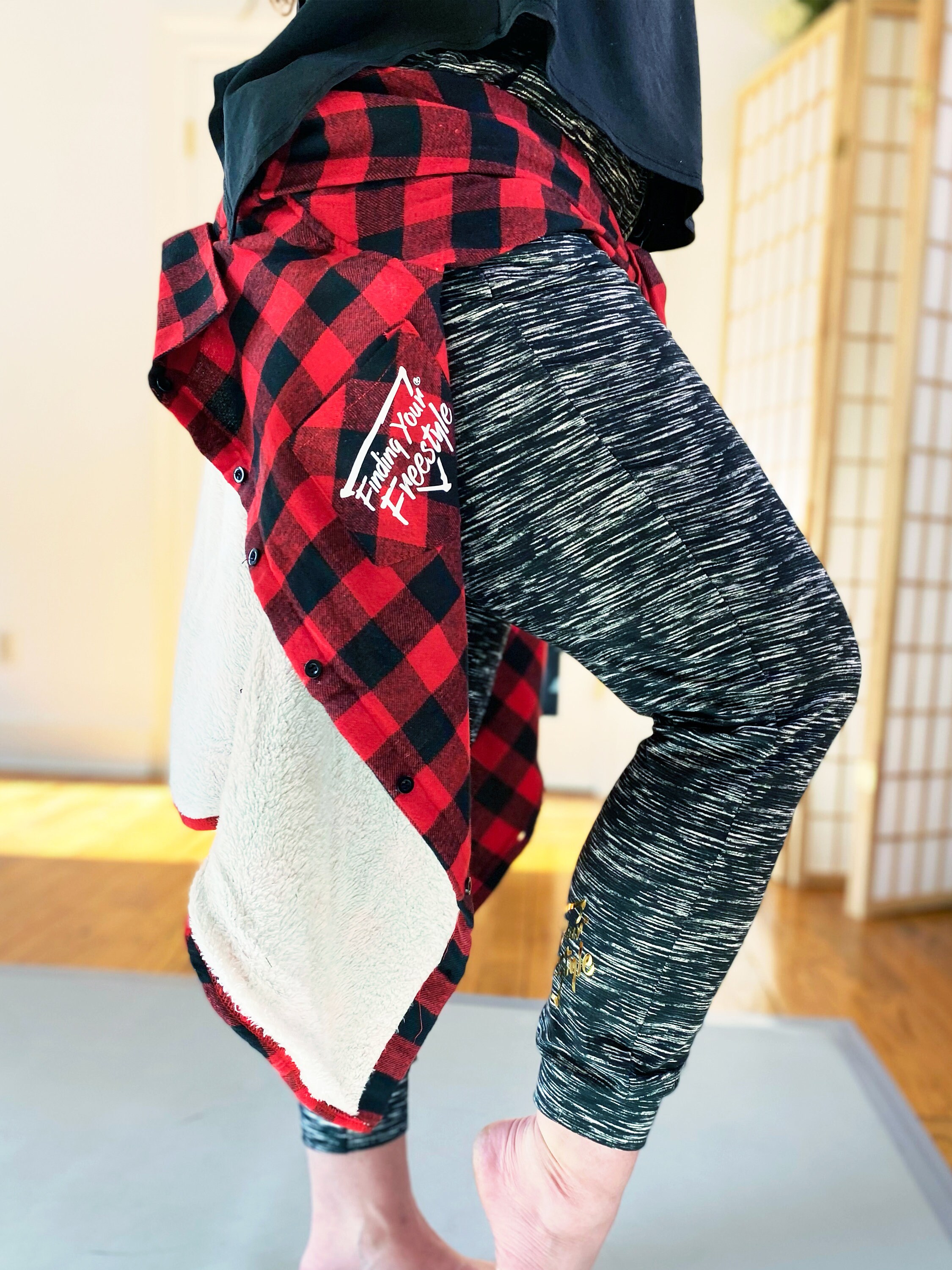 Static / Space Dye Jogger Pants Brushed Full Length Pants Cuffed W ...