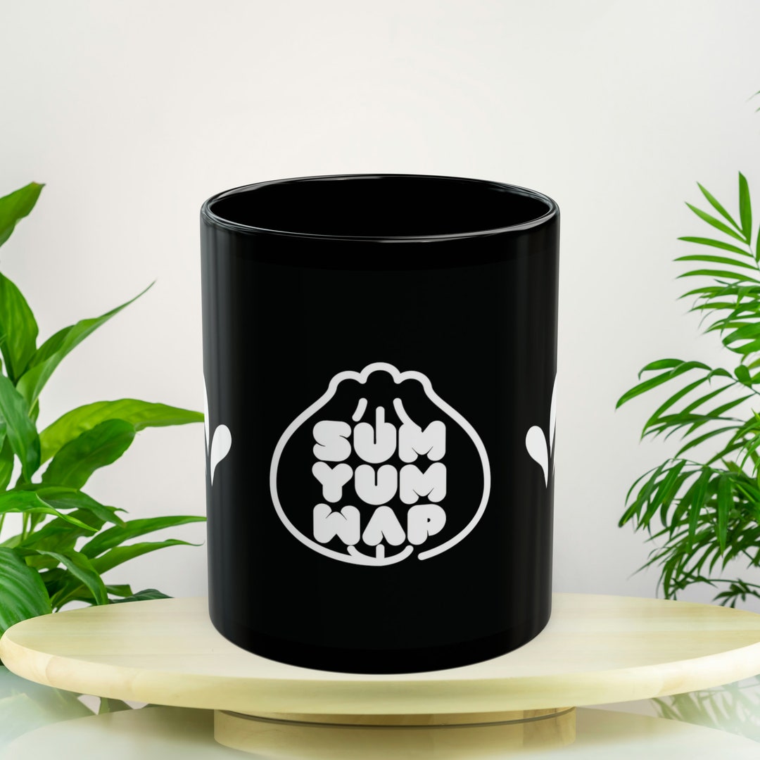 Sum Yum Wap Coffee Mug Cute Kawaii 11oz Mug Funny Bae Dumpling Cup ...