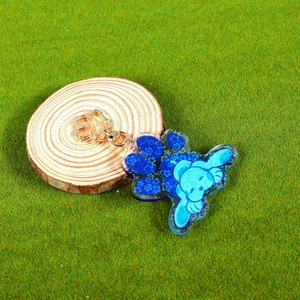 Blues Clues, Dog Keychain, Sakura Holographic, Holographic Acrylic ...