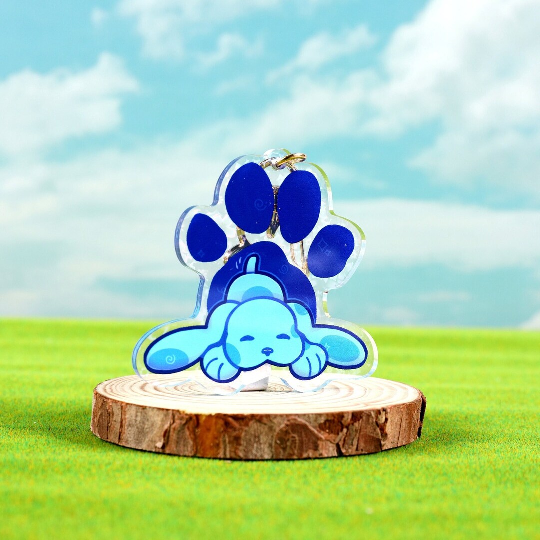 Blues Clues, Dog Keychain, Sakura Holographic, Holographic Acrylic ...