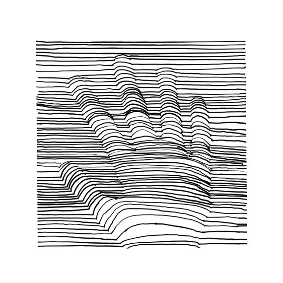 8x8 Inch Hand Art Print - Etsy